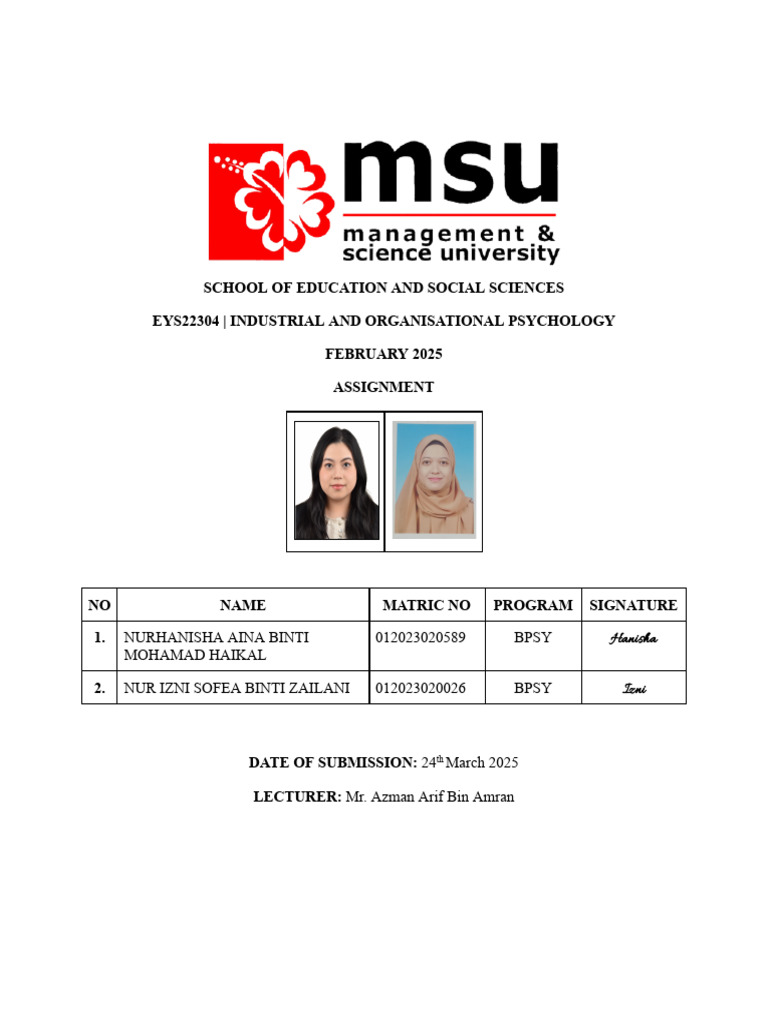 IO ASSIGNMENT- ARTICLE REVIEW | PDF | Performance Appraisal | Motivation