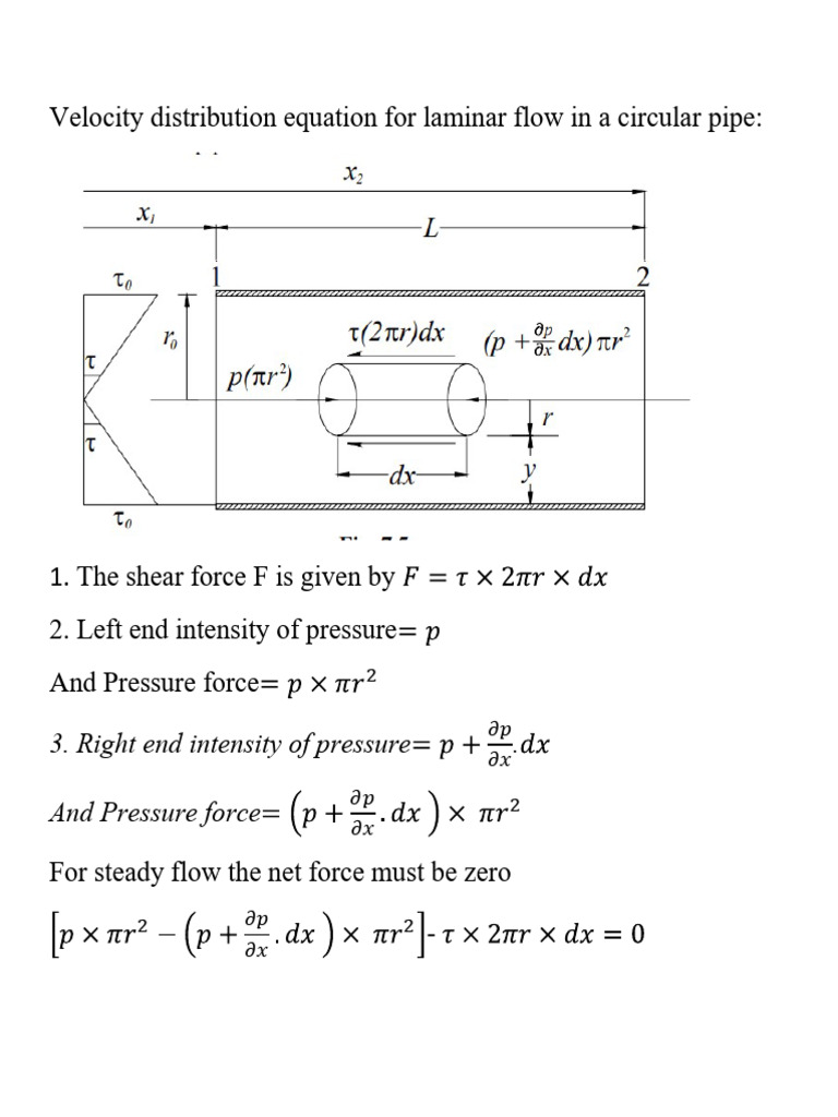 Laminar and Turbulent Flow With Pipe Flow Problem | PDF | Boundary Layer | Fluid Dynamics