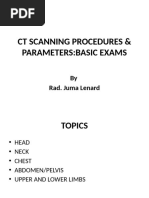 ? CT Scan Terminology Glossary | PDF | Ct Scan | Respiratory Diseases