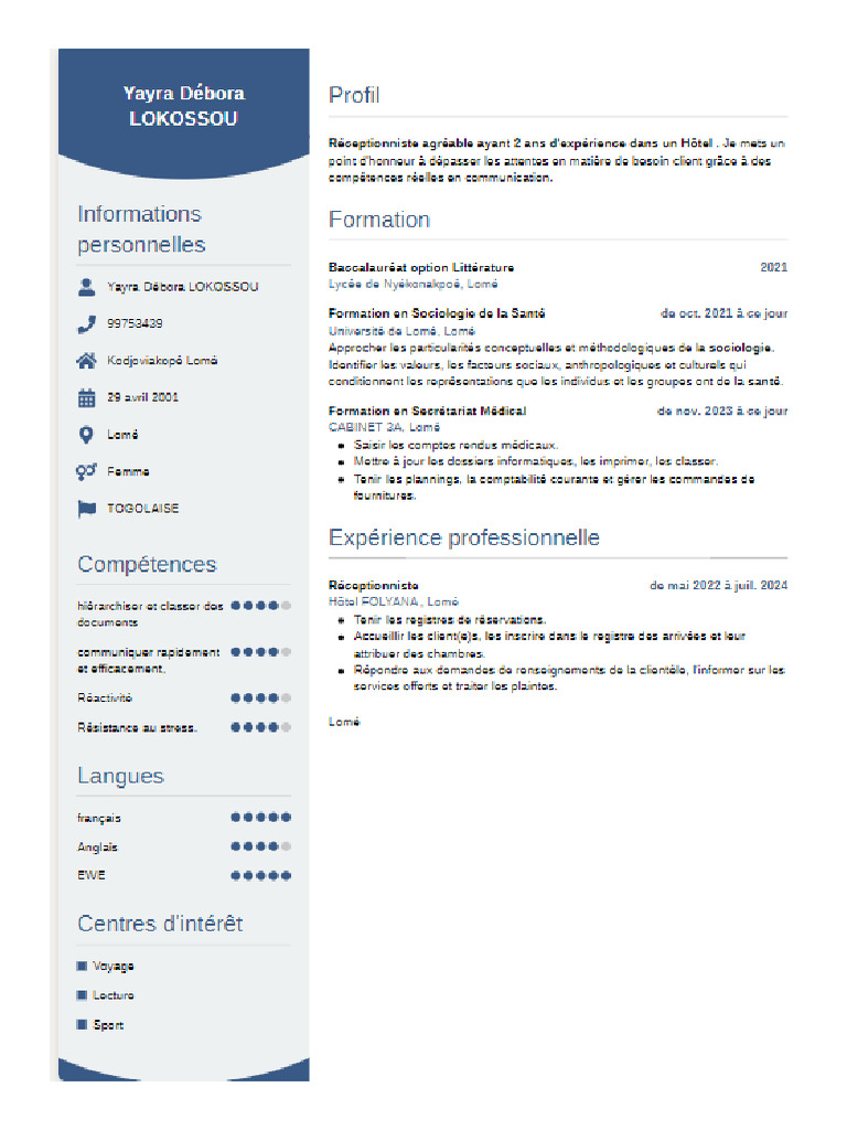 Lokossou Deborah | PDF