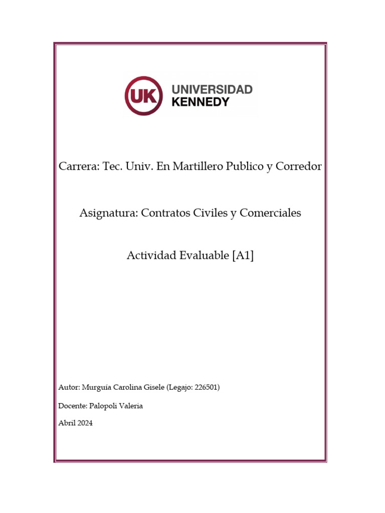 A1 Contratos | PDF