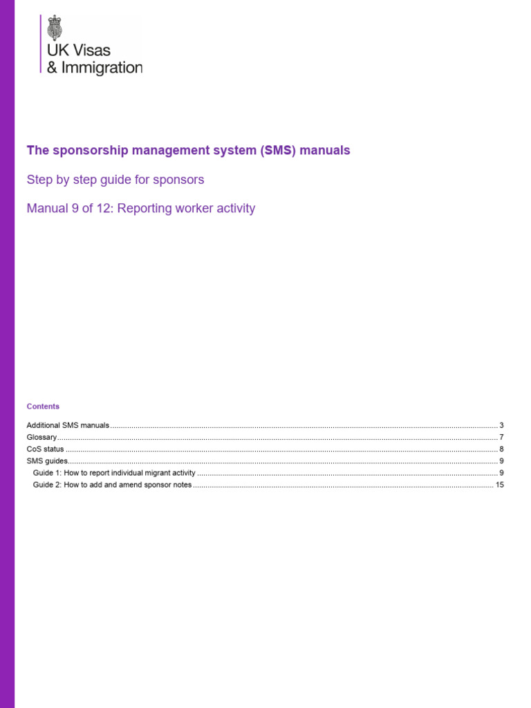 The Sponsorship Management System (SMS) Manuals | PDF | Computing