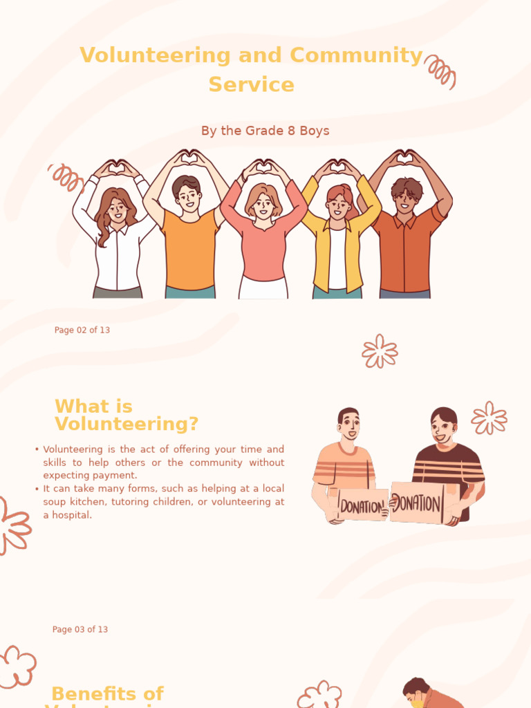 Benefits of Volunteering in Community | PDF | Volunteering