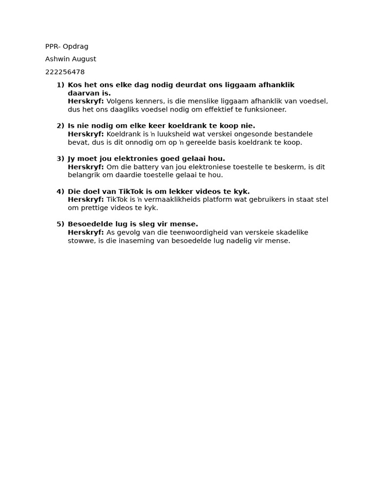 PPR Akademiese Geletterheid | PDF