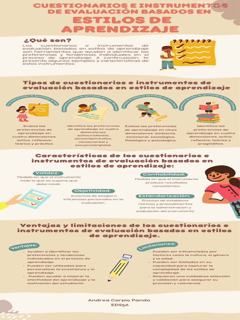 Cuestionarios e Instrumentos de Evaluación | PDF | Aprendizaje | Psicología cognitiva