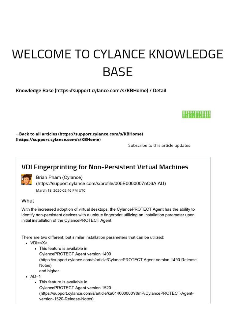 VDI Fingerprinting For Non-Persistent Virtual Machines | PDF | Desktop ...