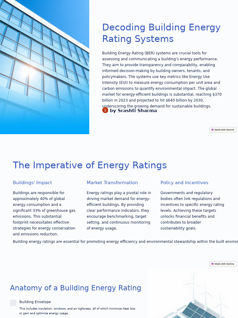 Decoding Building Energy Rating Systems | PDF | Energy Conservation ...