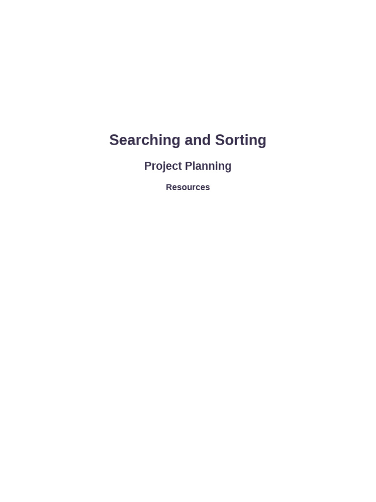 Searching-and-Sorting-Resources | PDF | Inheritance (Object Oriented Programming) | Method ...
