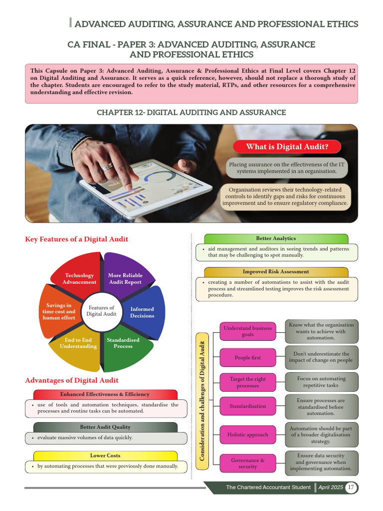 Apr-25 Digital Auditing-17-20 | PDF | Audit | Automation