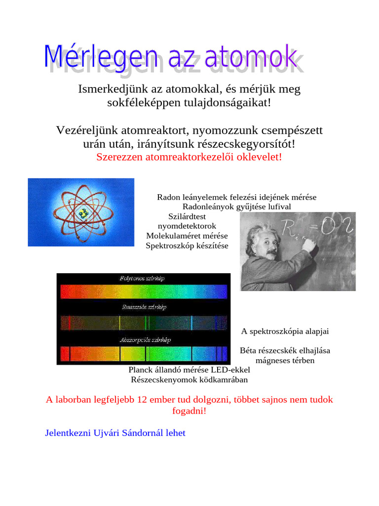 Atomok A Mérlegen | PDF