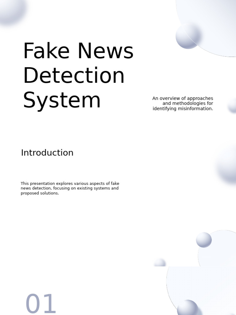 Fake News Detection System | PDF | Social Media | Popular Culture ...