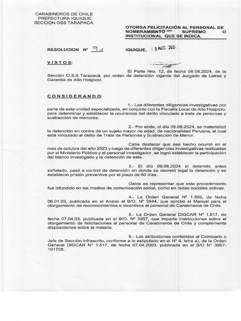 Resol 9 Felic Cap Pardo | PDF