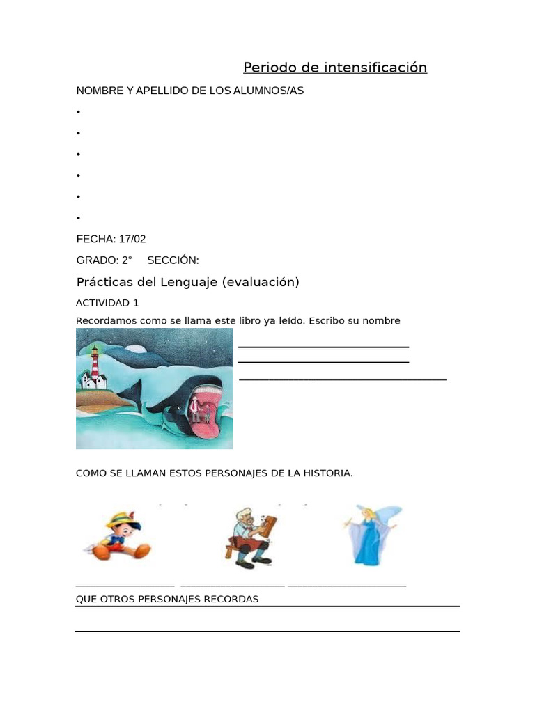 PERIODO DE INTENSIFICACION PDL 2DO con sello | PDF