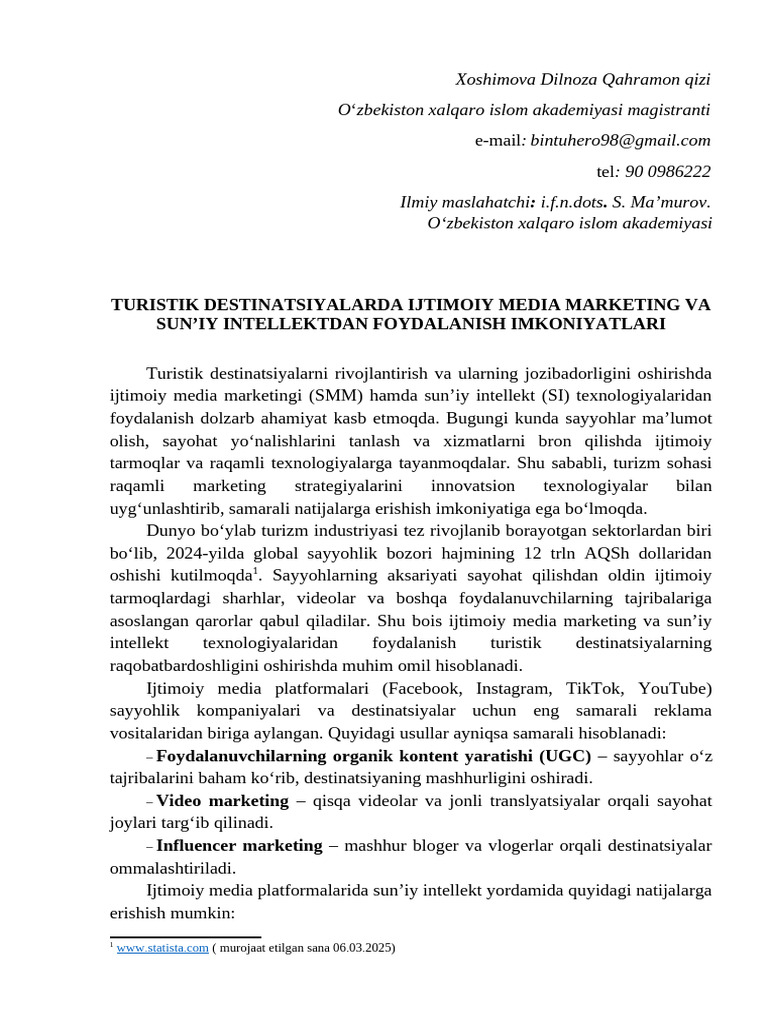 10-Mart Anjumanga Tezis | PDF