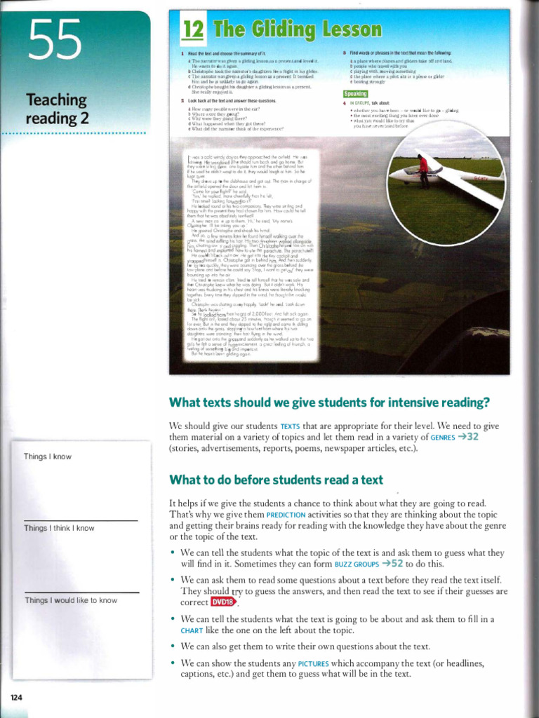 TK Unit 55 Teaching Reading 02 | PDF | Gliding | Aircraft Configurations