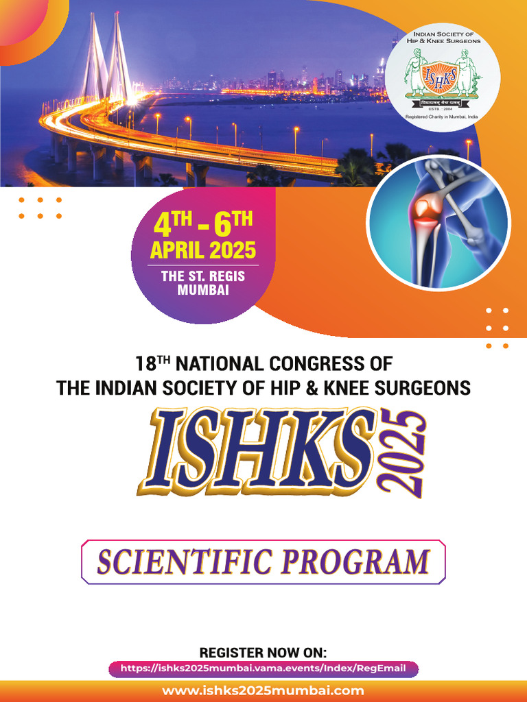 ISHKS 2025 Scientific Program | PDF | Musculoskeletal System | Surgical Specialties