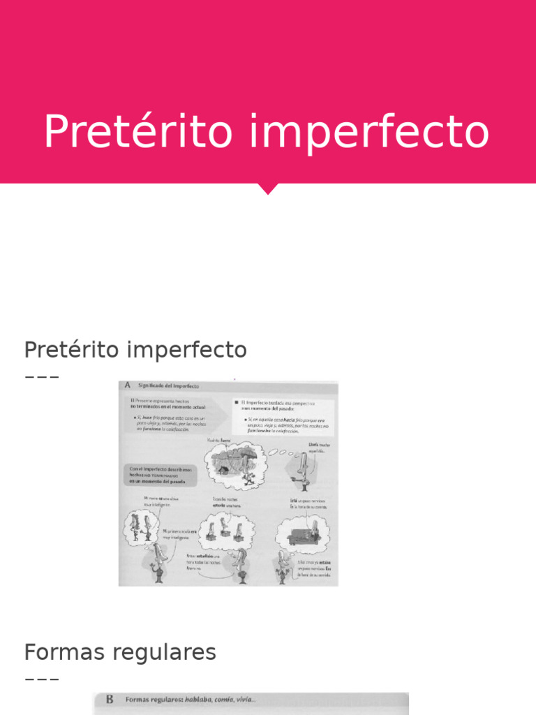 Pretérito Imperfecto-2 | PDF