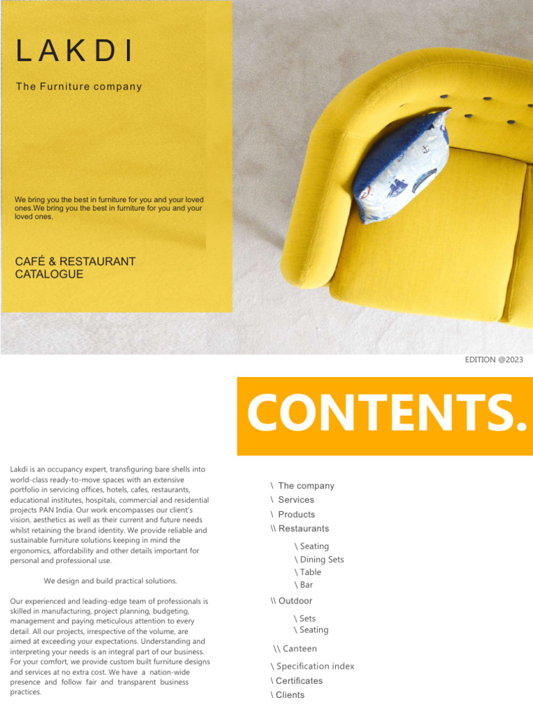 Cafe & Resturant Catalogue | PDF | Chair | Upholstery