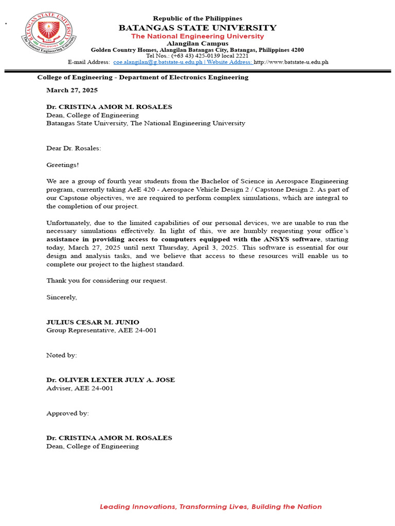 Request for ANSYS Software Access | PDF | Science | Engineering