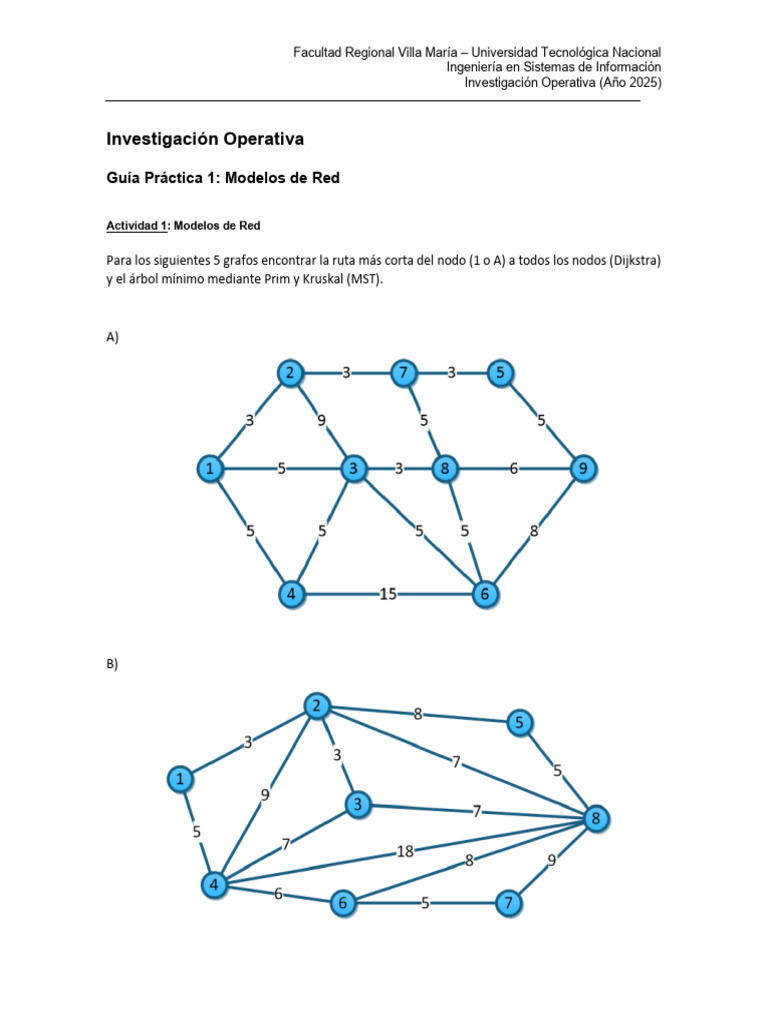 Guia Practica 1 - 2025 - Modelos de Red | PDF | Informática
