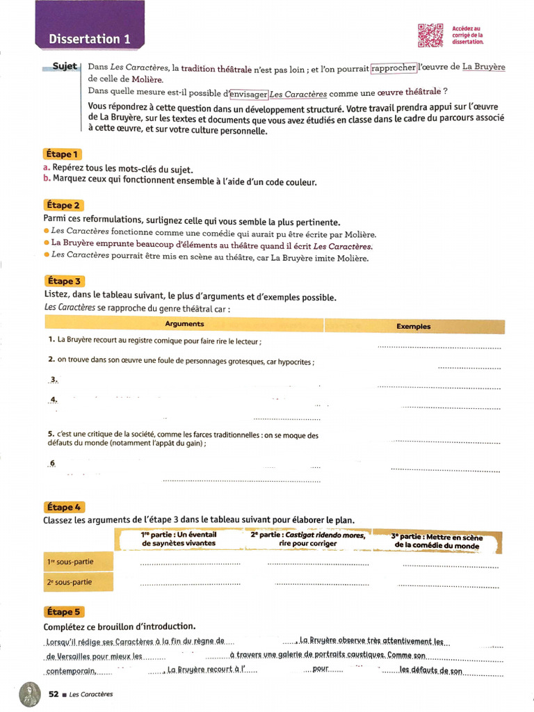 Dissert Version Élève LB TD Bordas (1) Exercices TD Version Élève | PDF