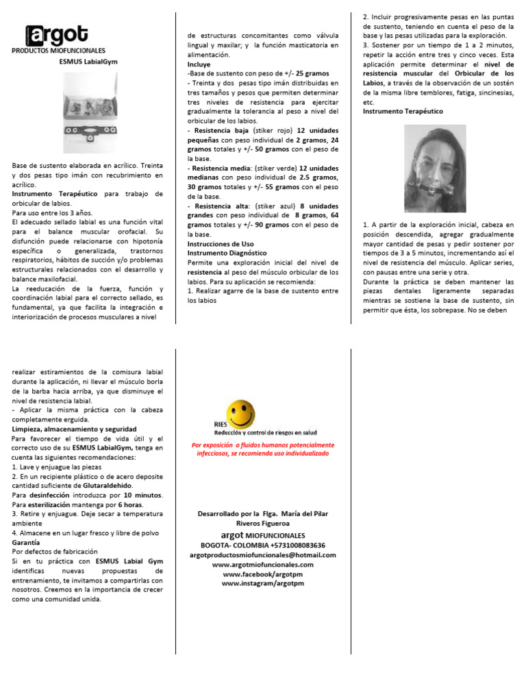 ESMUS LabialGym: Rehabilitación Labial | PDF