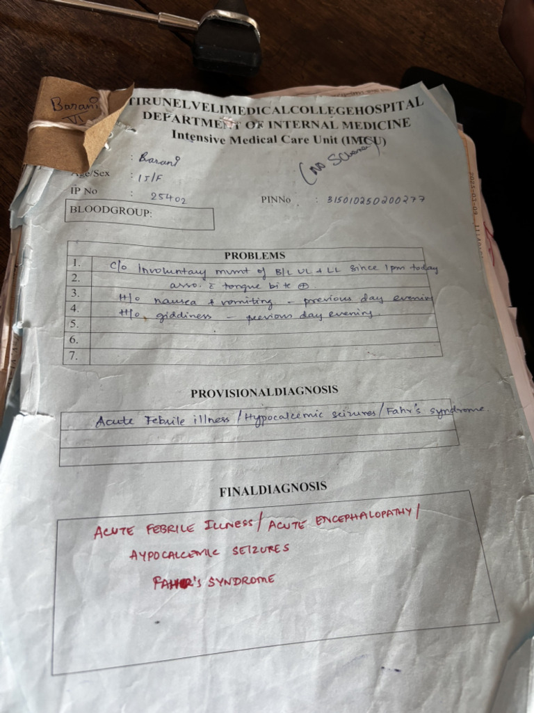 Barani Hypocalcemia | PDF