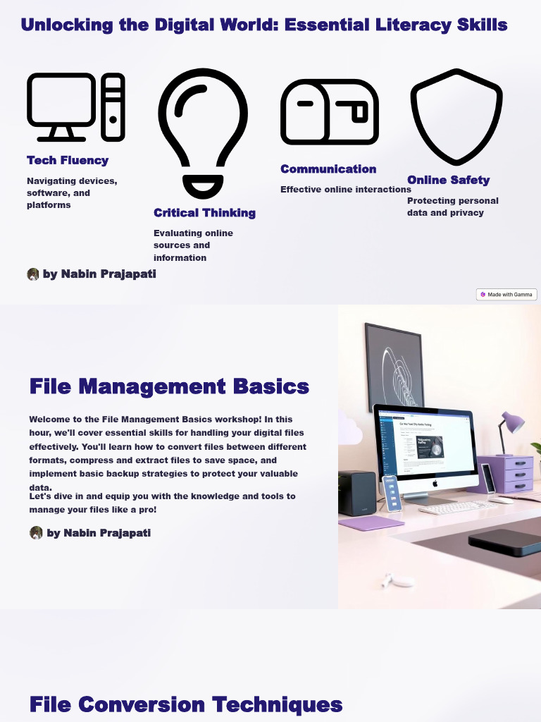 File Management Basics | PDF | Backup | Computer File