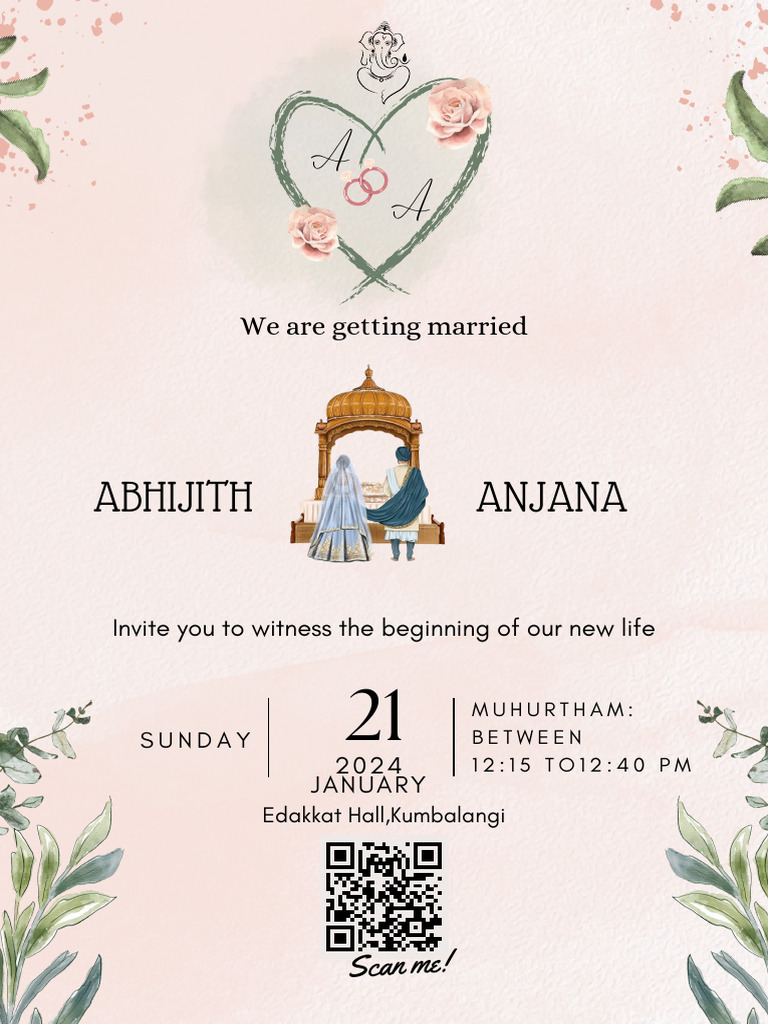 Wedding Invitation | PDF