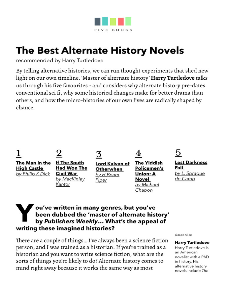 Top Alternate History Novels by Turtledove | PDF