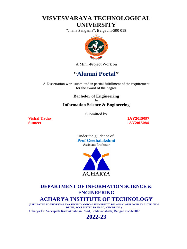 MAD Lab Mini Project Report Sample | PDF | Mobile App | Android ...