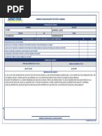 Formato para Descarte de Evento Laboral | PDF