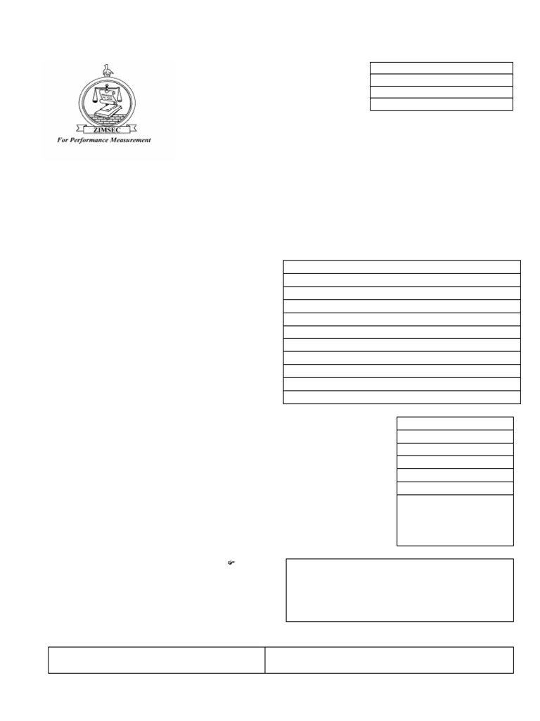 ZIMSEC Certifying Statement Application | PDF
