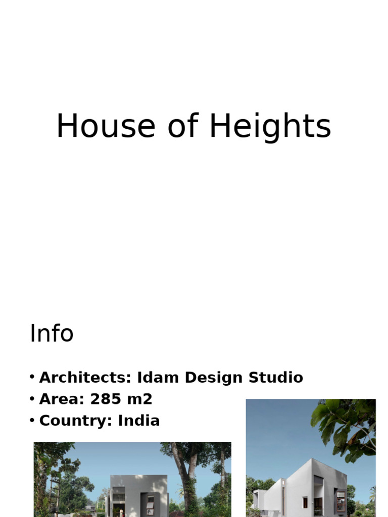 House of Heights | PDF