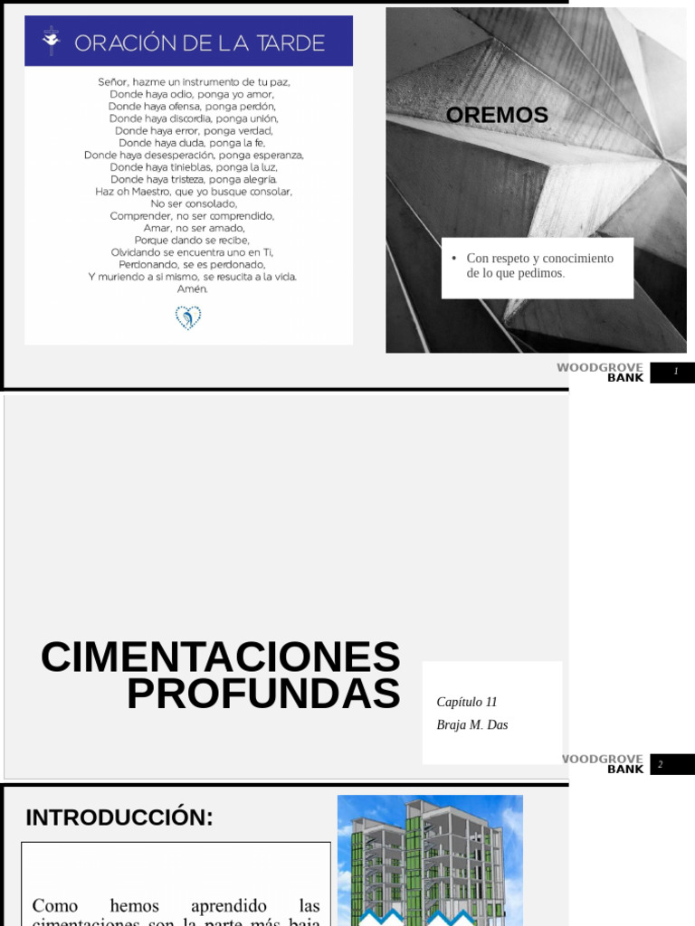 Presión Cimentaciones Profundas | PDF | Fundación profunda | Fundación (Ingeniería)