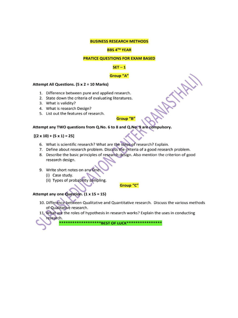 Question Set With Solutions | PDF