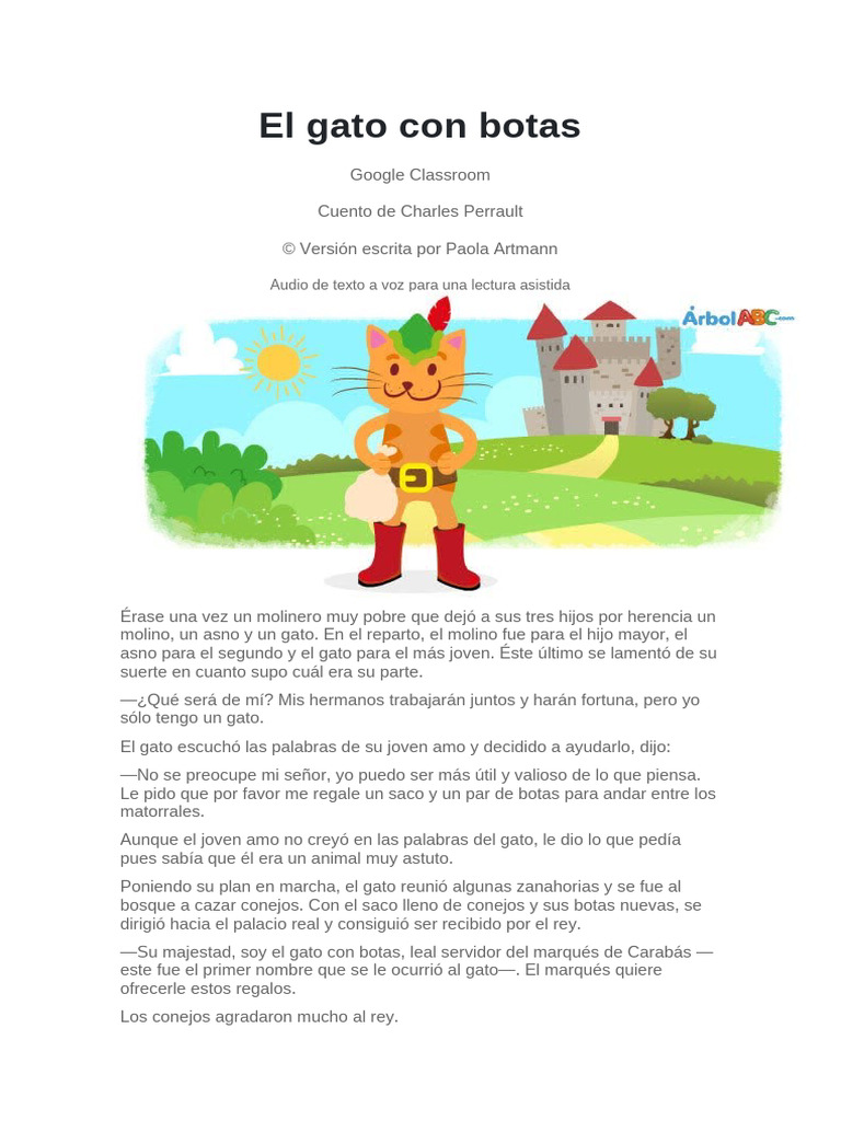 El Gato Con Botas | PDF