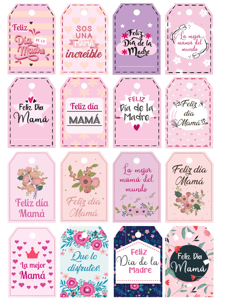 Feliz Día a la Mejor Mamá del Mundo | PDF