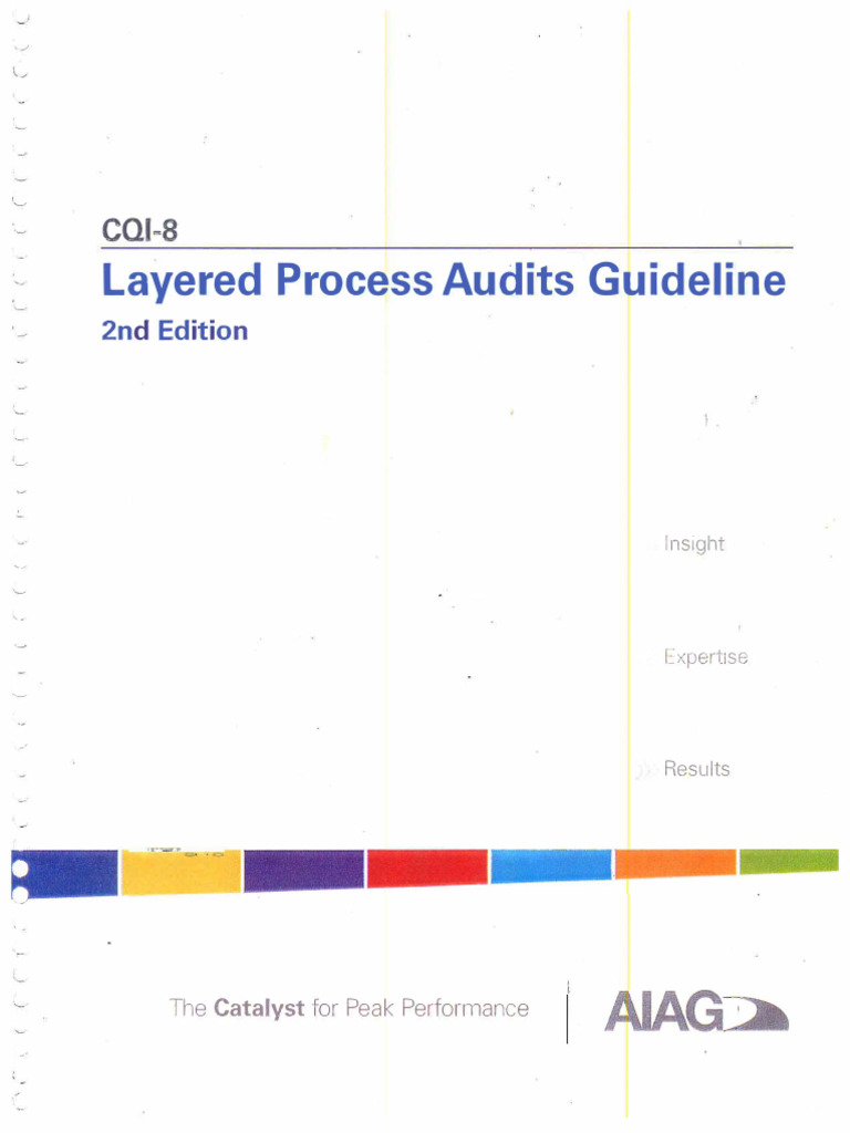 CQI-8 2nd Layered Process Audit | PDF | Audit | Performance Indicator