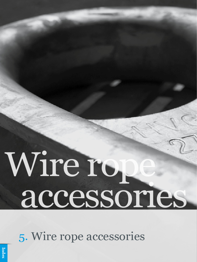3 HVG Catalogus TAB 5 Wire Rope Accessories | PDF | Rope | Manufactured ...
