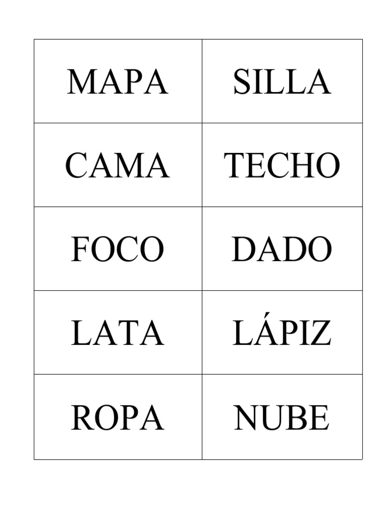 Fichas de Estímulos Visuales | PDF