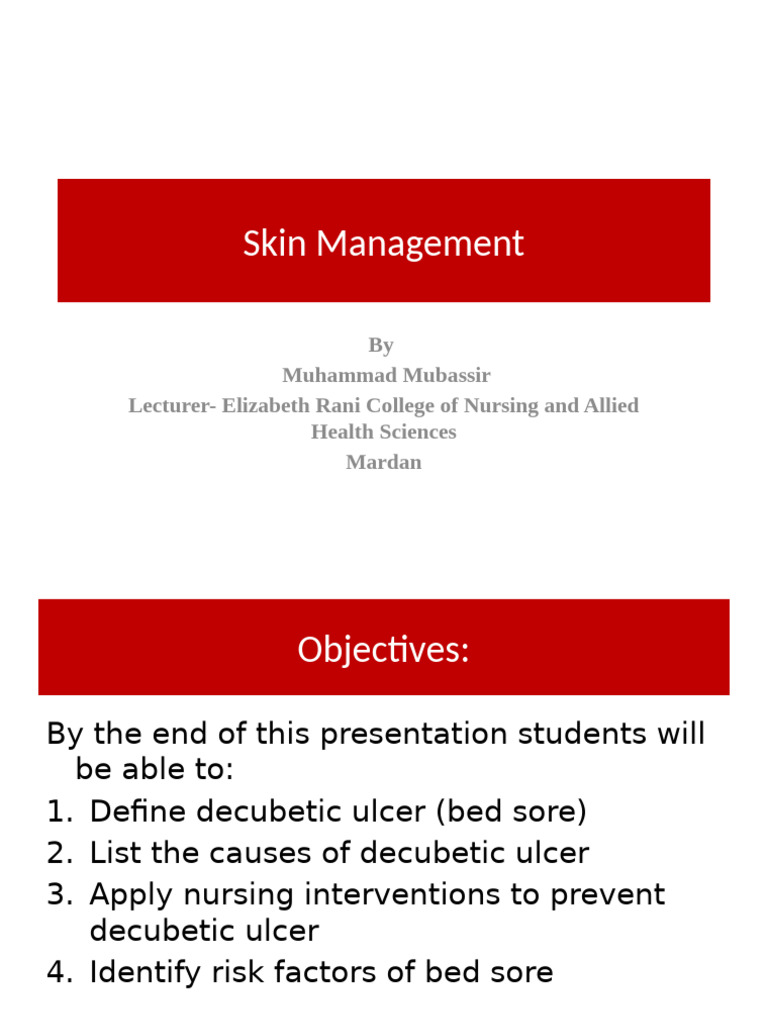 Understanding Pressure Ulcers and Prevention | PDF | Skin | Wound