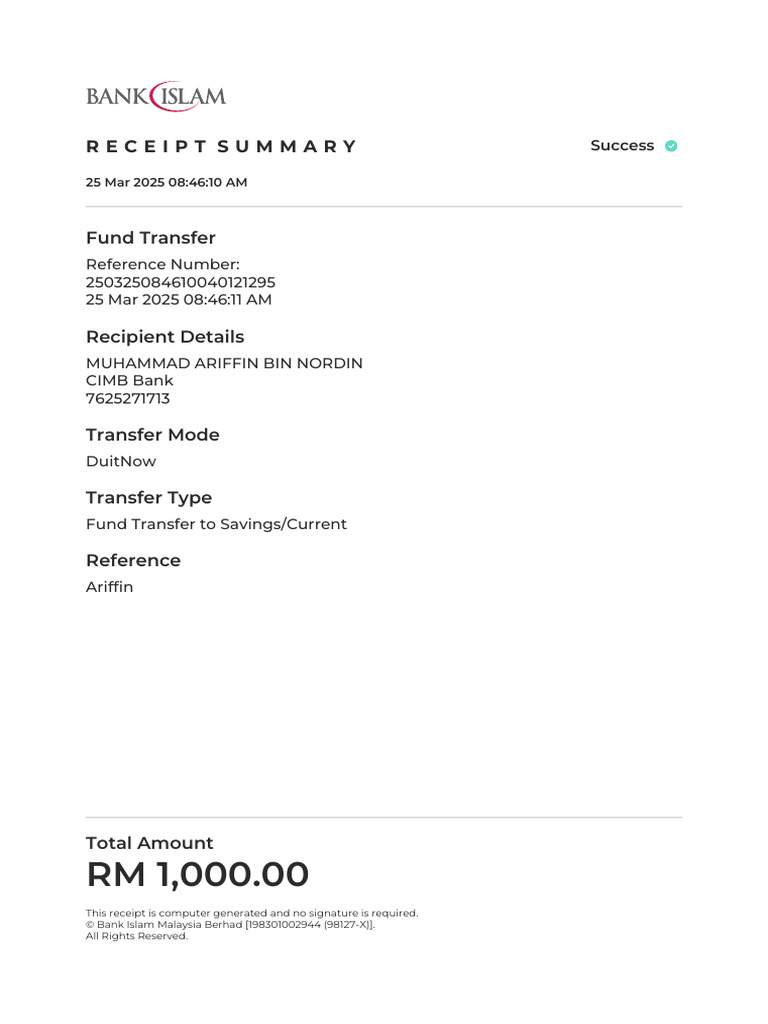 Receipt | PDF