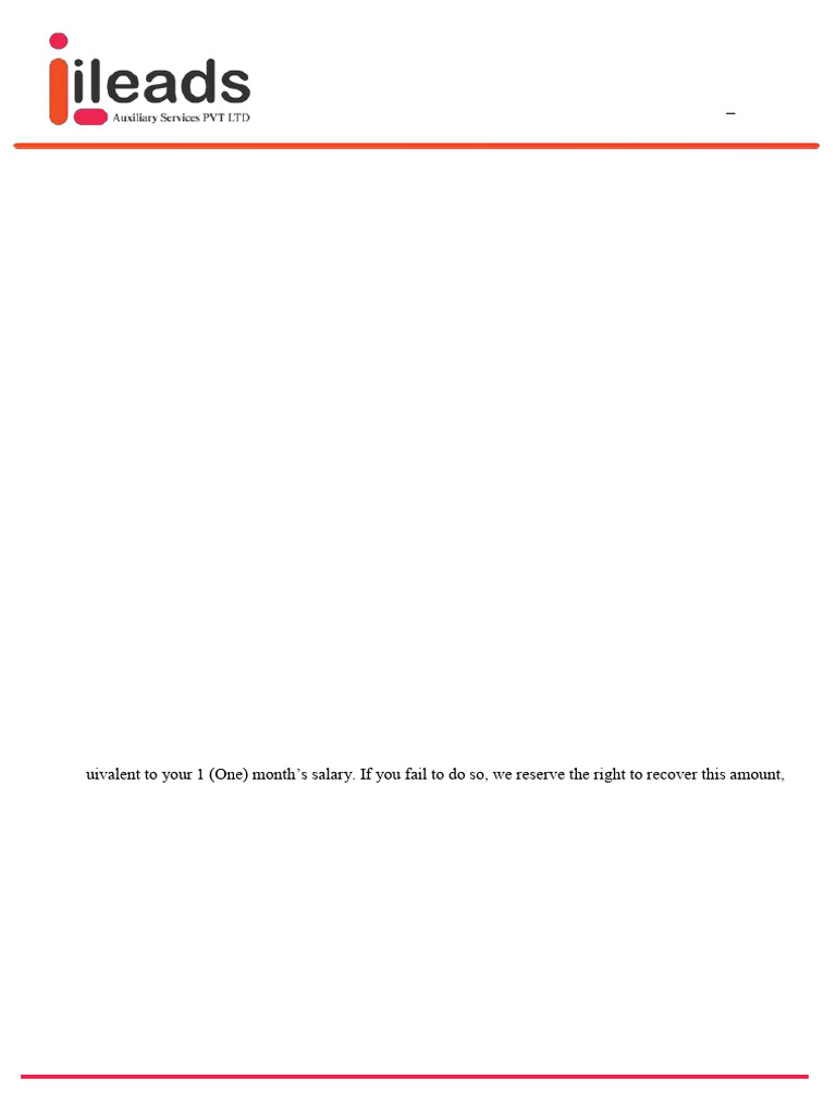 Offer Letter for Parth Manchanda | PDF