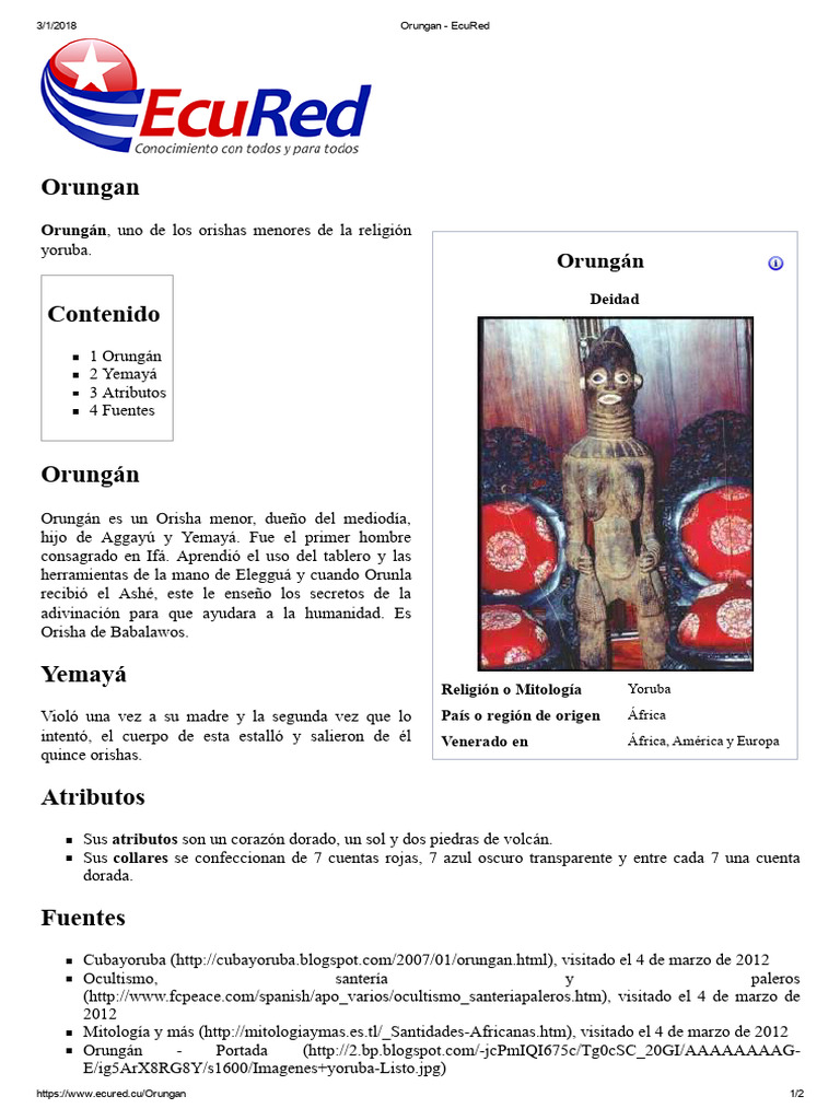 Orungan - EcuRed | PDF