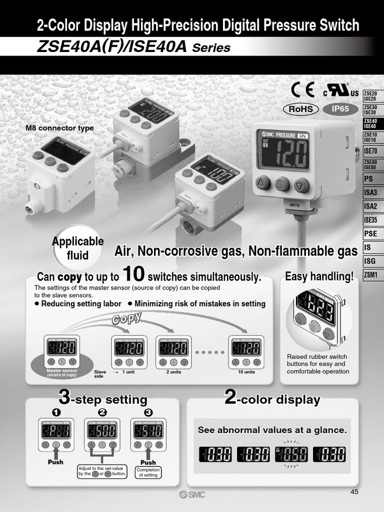 M8 Connector Type for Pressure Switches | PDF | Bipolar Junction ...
