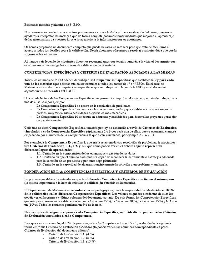 Explicación de Competencias Específicas y Criterios de Evaluación 24-25 ...