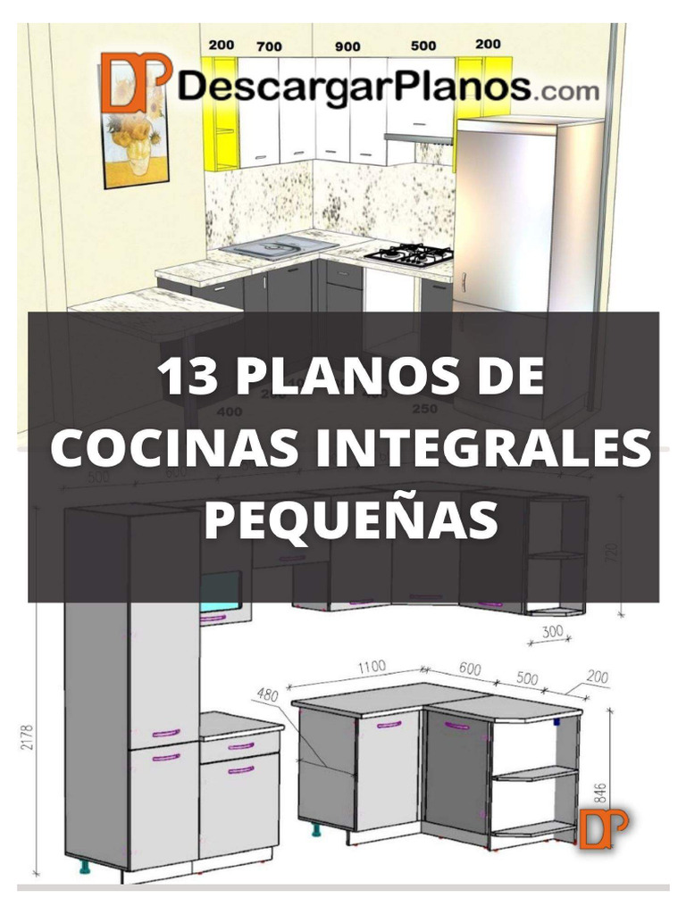 13 Planos de Cocinas Integrales Pequeñas | PDF