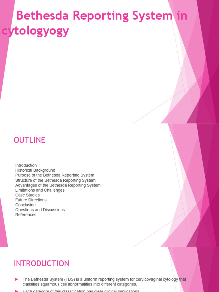 Bethesda Reporting System in Cytology | PDF | Cytopathology | Cervical ...