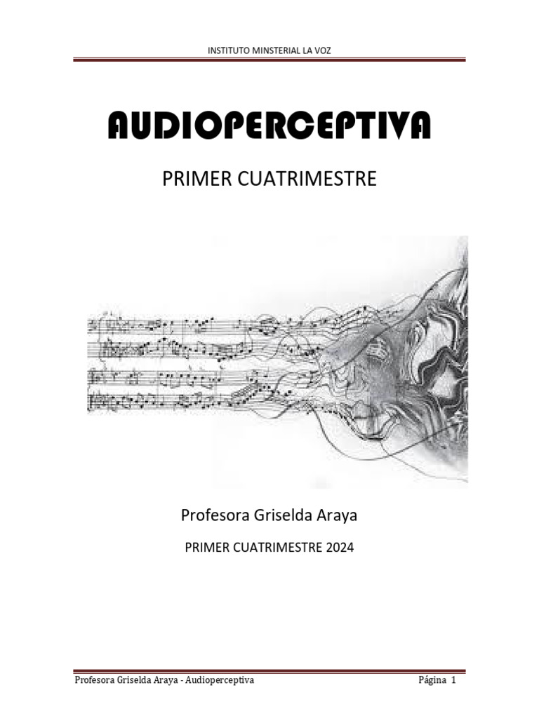 Audio-Perceptiva - 1º Cuatr - La Voz - Grise - (2 - 250412 - 105727 | PDF | Sonido | Ritmo